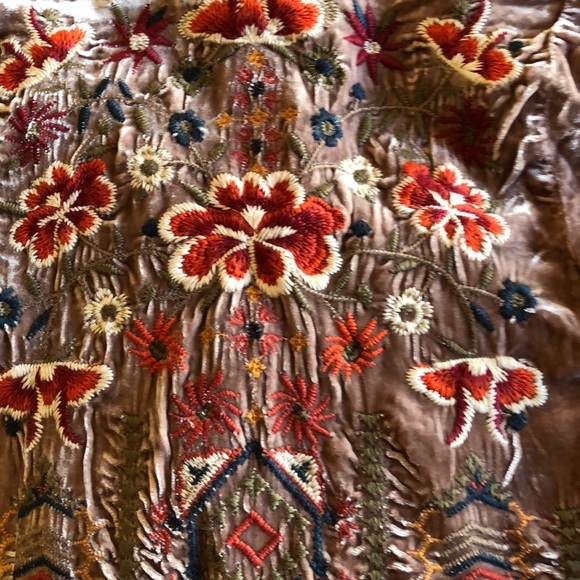 Johnny Was | Jackets & Coats | Johnny Was Embroidered Velvet Duster ...